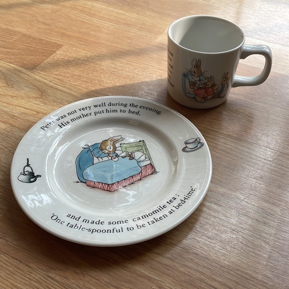 Wedgwood | Dining | Wedgwood Peter Rabbit Cup And Saucer | Poshmark